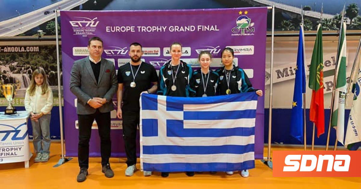 Οι Σάρισες Φλώρινας πανηγύρισαν το ασημένιο μετάλλιο στο Europe Trophy γυναικών | SDNA